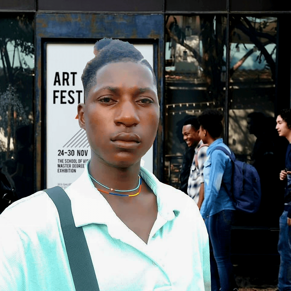 ALi Boubacar top knot hairstyle for men | by South Africa | AMAKA Studio